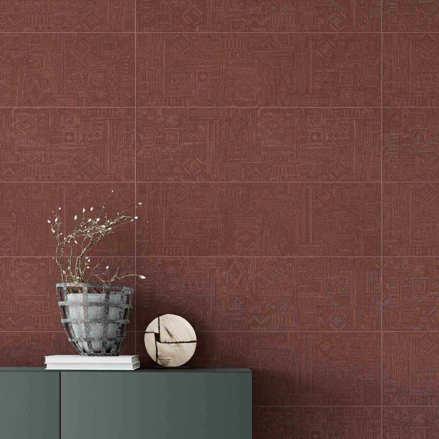 Azulejos rojos de porcelánico y gres | Cerámicas Aparici